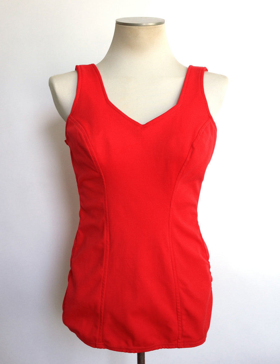 1960s Red Bathing Suit One Piece – Vintage Logic